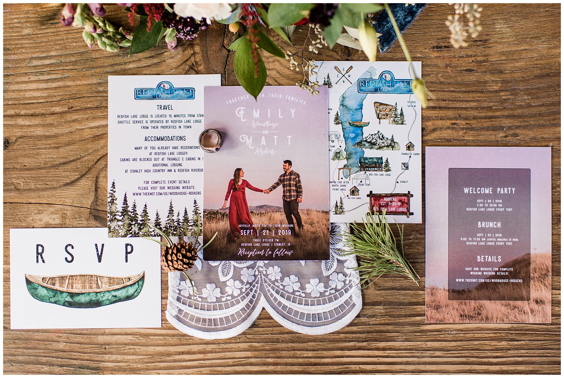 Stanley Idaho Wedding at Redfish Lake {Emily + Matt} - E+E Photography